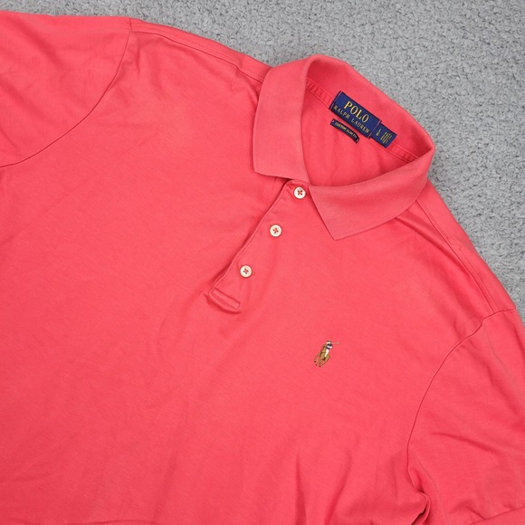 Polo Ralph Lauren | Shirts | Polo By Ralph Lauren Coral Polo Shirt ...